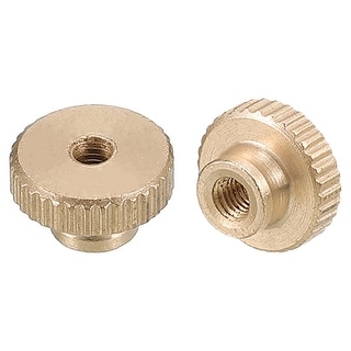 Knurled Thumb Nuts, 2pcs M3 x D11mm x H6.5mm Brass High Head Adjusting ...