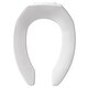 1955CT Commercial Heavy Duty Open Front Toilet Seat will Never Loosen ...