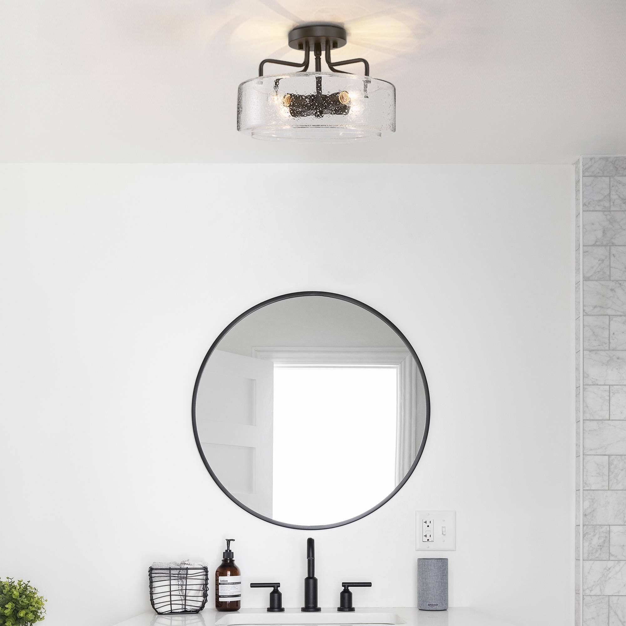 Modern Farmhouse 4-Light Semi-Flush Mount Ceiling Lights for Kitchen ...