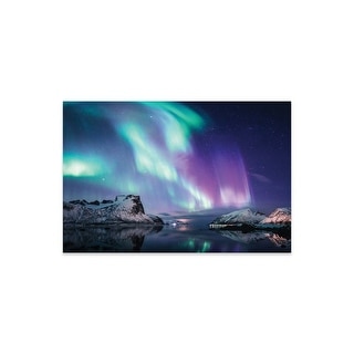 Northern Lights in Bergsbotn, Senja Print On Acrylic Glass by Steffen ...