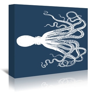Americanflat - Octopus Poster Sea by Samantha Ranlet - 8"x10" Wrapped ...