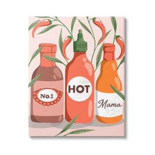 Stupell No.1 Hot Mama Chili Sauce Canvas Wall Art by Dominika Godette ...