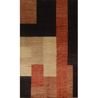 Handmade Gabbeh Area Rug Oriental Wool Carpet - 6'7" x 9'11" - Bed Bath ...