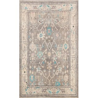 Floral Authentic Oushak Turkish Oriental Wool Area Rug Handmade - 5'0 ...