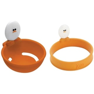 Joie Egg Separator and Roundy Nonstick Silicone Round Egg Ring Bundle ...