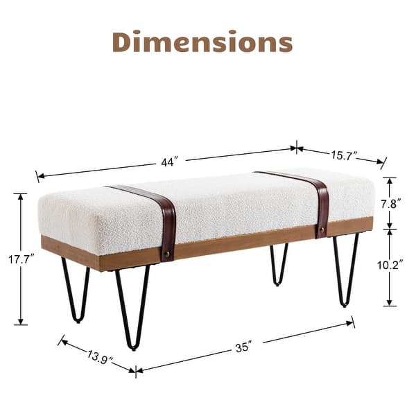 indoor bench dimensions