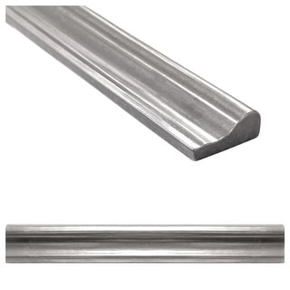 Universal Metal Chair Rail 1 2/3"x12" Pewter ( Set of 5) - Bed Bath ...