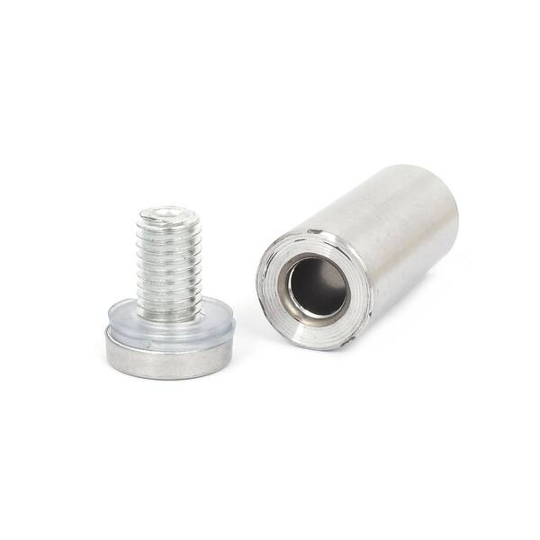 19mm x 40mm Stainless Steel Advertising Frameless Glass Standoff Pins ...