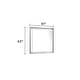 Fabio Contemporary Style Mirror Made with Diamond-Patterned Side ...