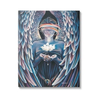 Stupell Surreal Angel Holding Cloud Canvas Wall Art by Sheila Wolk ...