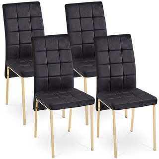 Modern Velvet High Back Dining Chairs - Bed Bath & Beyond - 39906014
