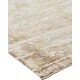 Distressed Abstract Ivory/Brown Contemporary Modern Rug - On Sale - Bed ...