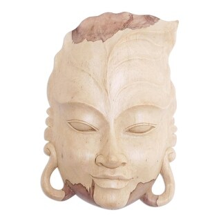 Handmade Forest Gaze Wood Mask (Indonesia) - Bed Bath & Beyond - 31673035