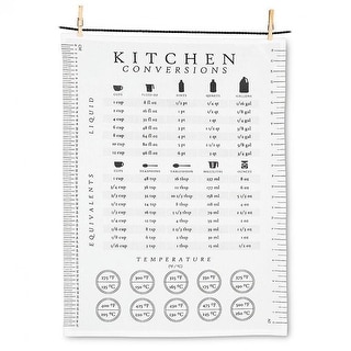 Kitchen Conversions Chart Tea Towel - Bed Bath & Beyond - 41538575