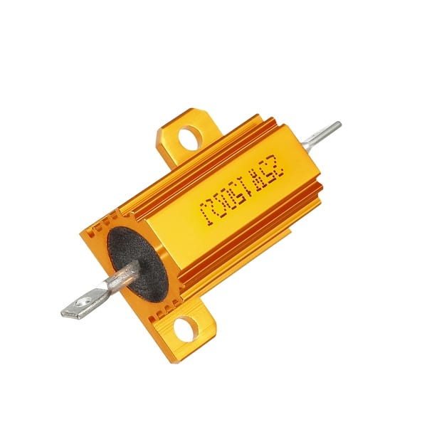 25W 150 Ohm Aluminium Housing Chassis Mount Wirewound Power Resistors ...