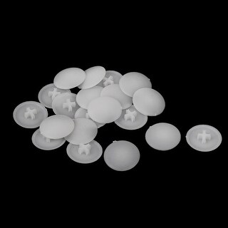 Round Shaped Furniture Decorative Cover Phillips Screw Caps Lids 20PCS ...