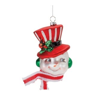 Vintage Glass Snowman Head Ornament (Set of 12) - Bed Bath & Beyond ...