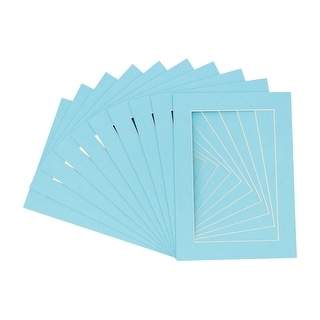 12x18 Mat for 11x14 Photo - Aqua Blue Matboard for Frames Measuring 12 ...
