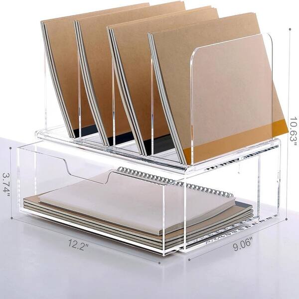 Acrylic Desk Organizer -1 Pack - Bed Bath & Beyond - 39310919