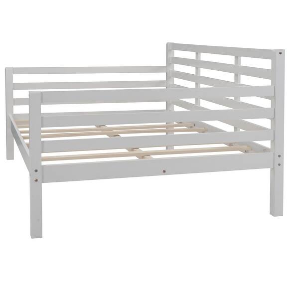 Full Size Modern Simple Platform Bed Sofa Bed Clean Lines Daybed with ...