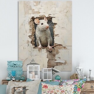 Designart "Minimalism Squeaky Rodent I" Rodentwall Art - Bed Bath ...