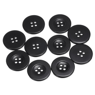 Sewing Buttons Resin Round Flat 4-Hole Craft Replacement Buttons for ...