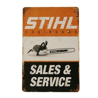 Stihl Chainsaws Sales & Service Metal Tin Sign 8" x 12" - 8" x 12 ...