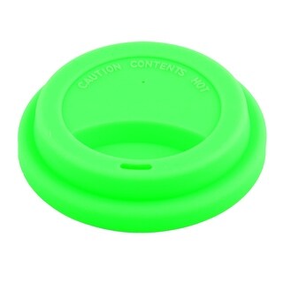 Silicone Resuable Water Coffee Tea Cup Mug Cover Lid 9cm Outer Dia ...