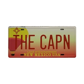 Breaking Bad The Capn Mexico License Plate 12" x 6" - 12" X 6" - Bed ...