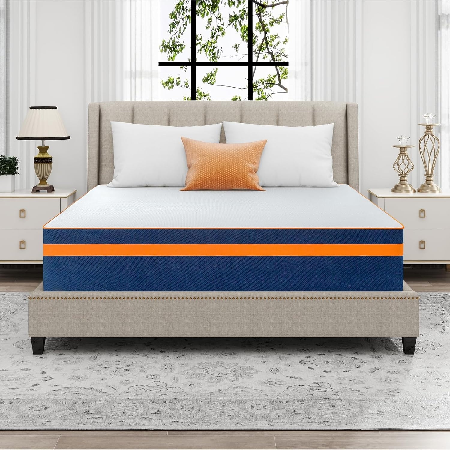 12 inch Memory Foam Mattress Cooling Gel Green Tea Mattress Bed in a Box CertiPUR US Certified On Sale Bed Bath Beyond 36654507