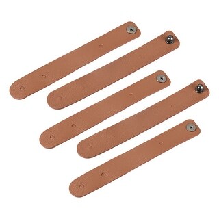 Leather Cable Straps Leather Cord Organizer Portable Cable USB Straps ...