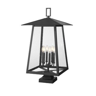 Z-Lite 5015PHXXLS-SQPM Rainer 6 Light 33" Tall Marine Grade Post Light ...