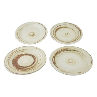 Handmade Typhoon Ceramic dinner plates (Thailand) - Bed Bath & Beyond ...