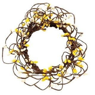 Pip Berry Ring 3.5" Yellow & Cream - Bed Bath & Beyond - 32400778