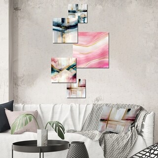 Designart "Abstract Transitional Modern Shapes IV" Modern Shapes ...