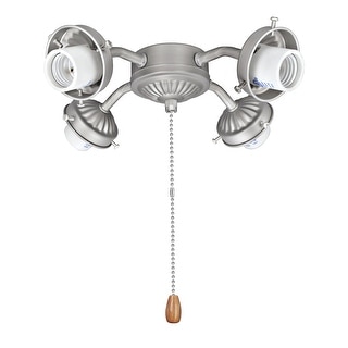 Aspen Creative Four-Light Ceiling Fan Fitter Light Kit with Pull Chain ...