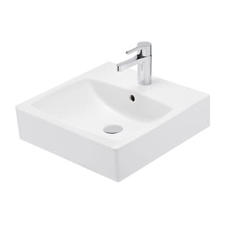Bissonnet 03050 Universal Sweet 17-7/10" Bathroom Sink Wall Mount with ...