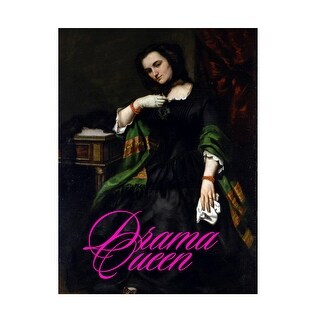 Jennifer Paxton Parker 'Masterful Snark Drama Queen' Canvas Art - Bed ...