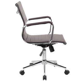 Elegant and Modern Ribbed Design Built-in Lumbar Support Executive ...