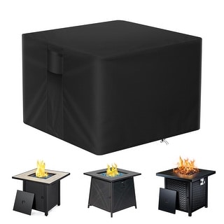 Square Fire Pit Cover Waterproof Patio Fire Table Cover 420D - Bed Bath & Beyond - 41048636