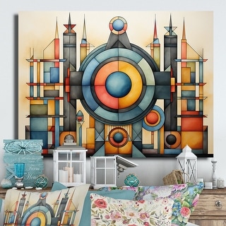 Designart "African Ndebele Patterns" African Metal Wall Art Prints ...
