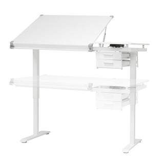 Graphix eLift Split Top Drafting Table with Electric Height Adjust Sit ...