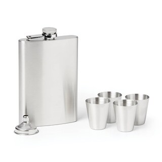 6-Piece Stainless Steel Flask Set - Bed Bath & Beyond - 39766679