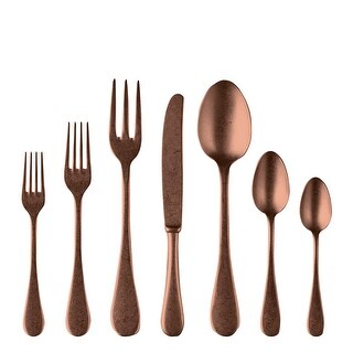 Mepra Vintage Pewter Flatware Set - 32 Pieces - Bed Bath & Beyond ...