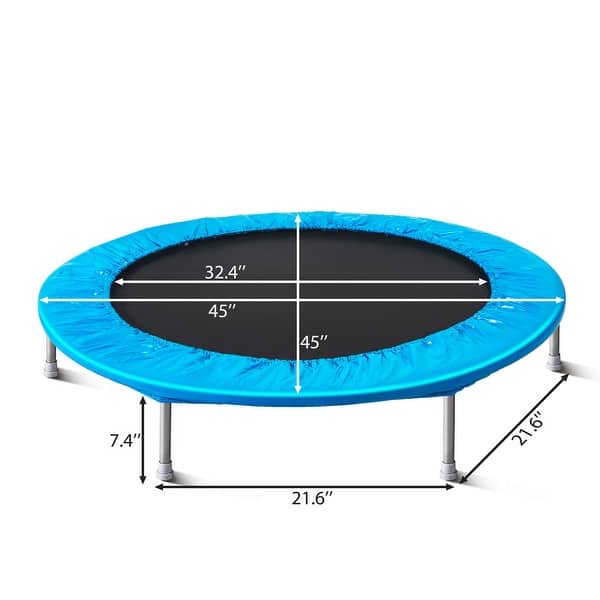 Mini Exercise Trampoline Fitness Rebounder Trampoline Folding Indoor ...