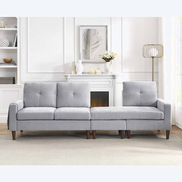 80" Convertible Sectional Sofa Couch with Removable Cushions - On Sale ...