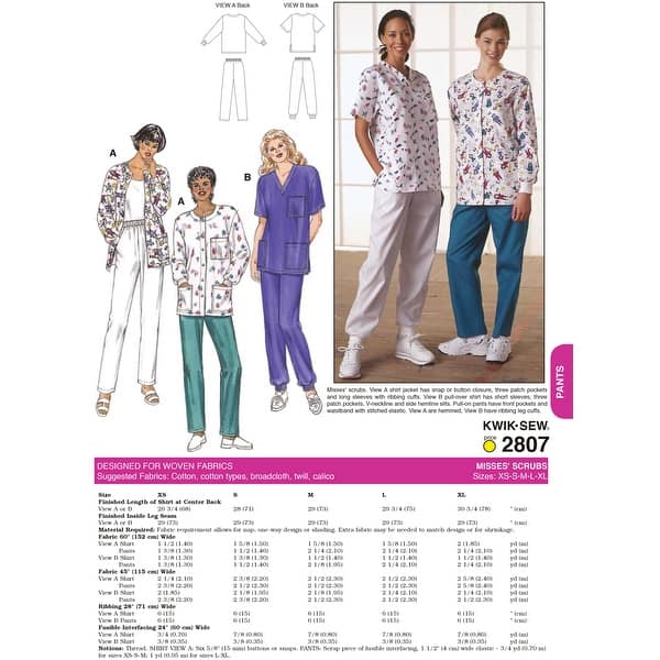scrub top sewing patterns