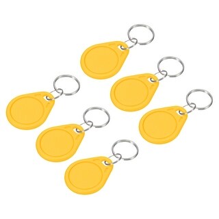 6Pcs RFID Key Fobs 13.56MHz Read Only Proximity IC Card Smart Token Tag ...