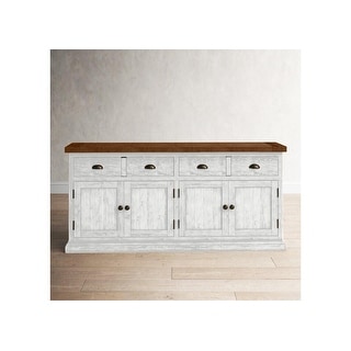 Talon Brands 70" Two Tone Rustic Sideboard Buffet - Bed Bath & Beyond ...