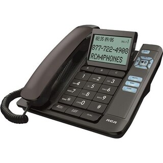 RCA Blkslvr Cid Corded Phone 1113-1BSGA Unit: EACH - Bed Bath & Beyond ...